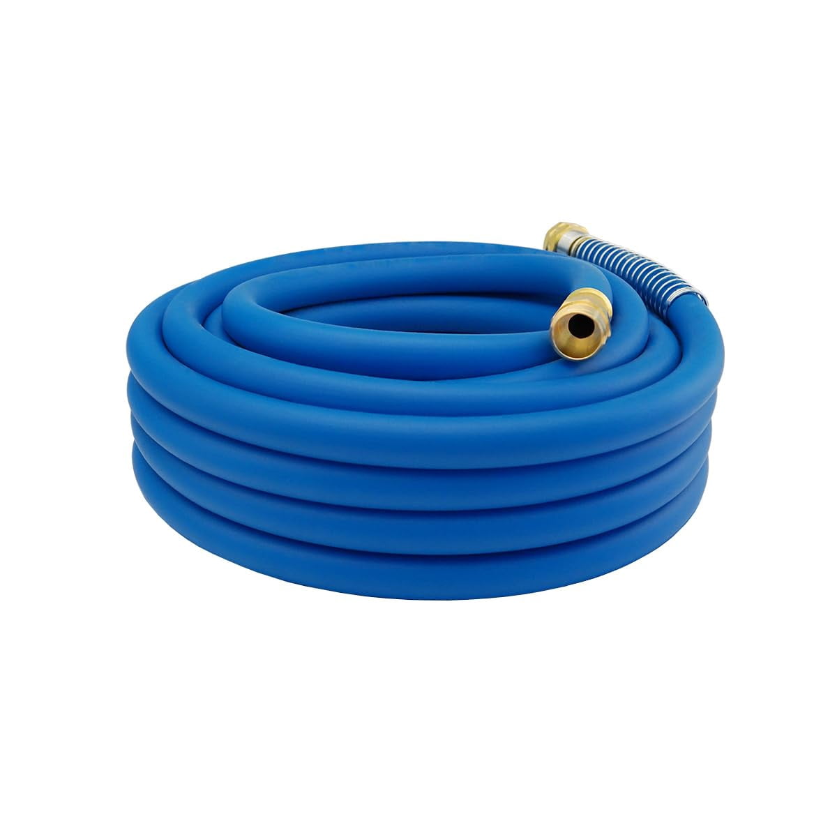 Blue 3/4 25FT Heavy Duty Rubber Garden Hose - Walmart.com