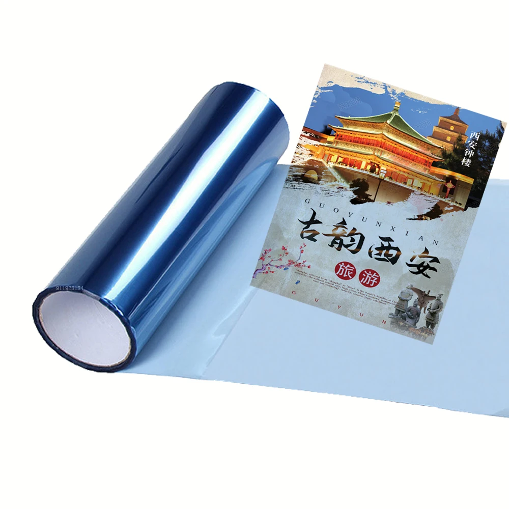 Blue-30x60cm-Transparent PVC Film Black Body, Tinted, For Sauna Back ...