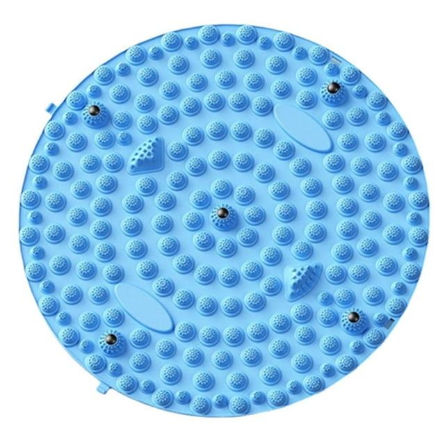 Blue 35cm Foot Yoga Massage Finger Pressing Mat Muscle Relaxation Round ...