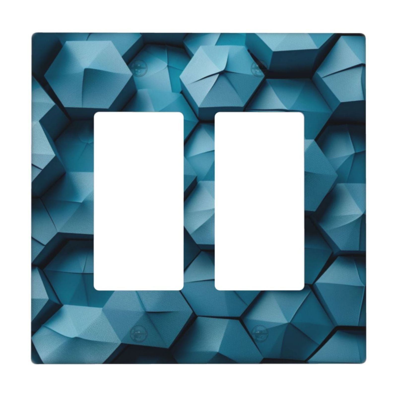 Blue 3D Hive Light Switch Cover Decorative Switch Plates and Outlet ...