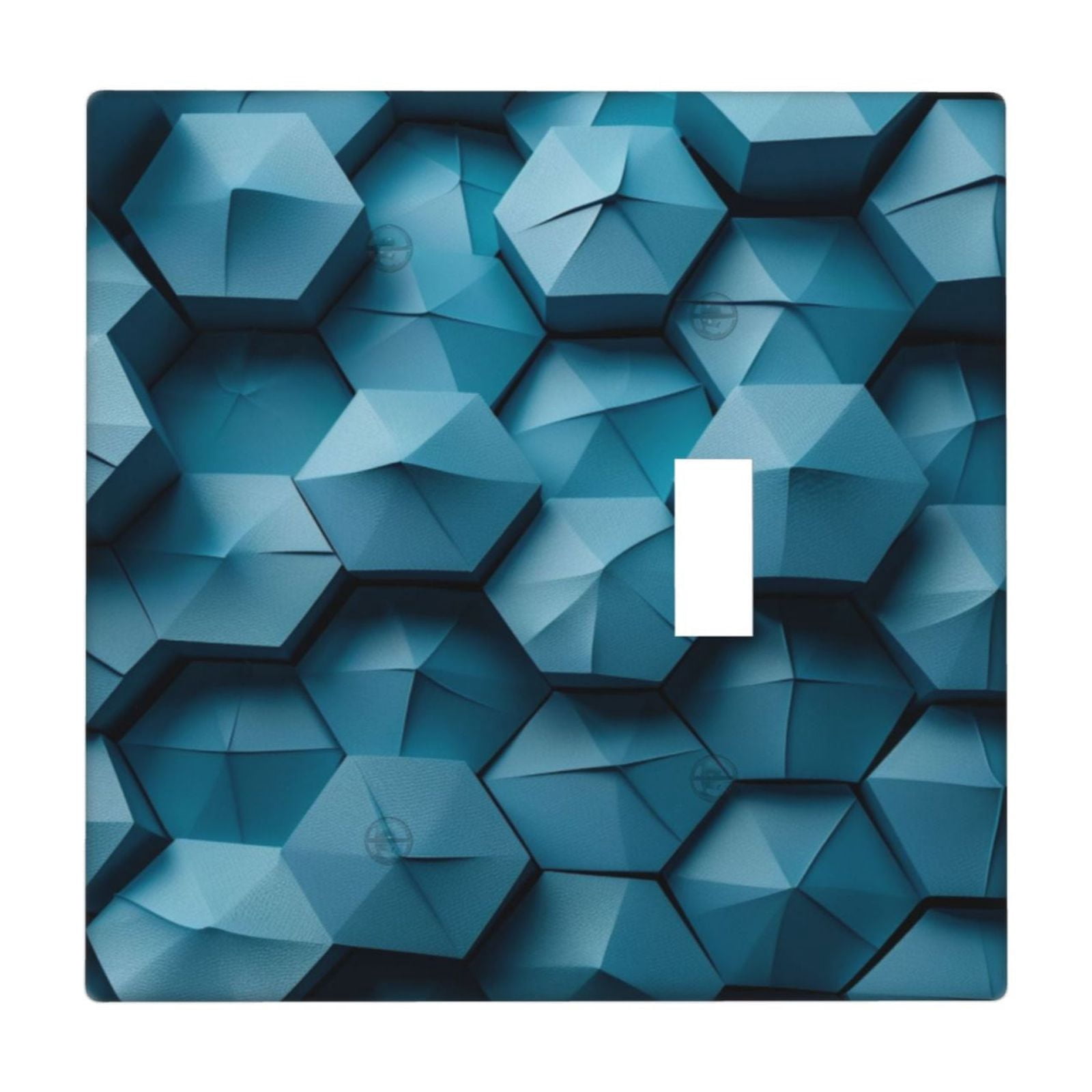 Blue 3D Hive Light Switch Cover Decorative Switch Plates and Outlet ...