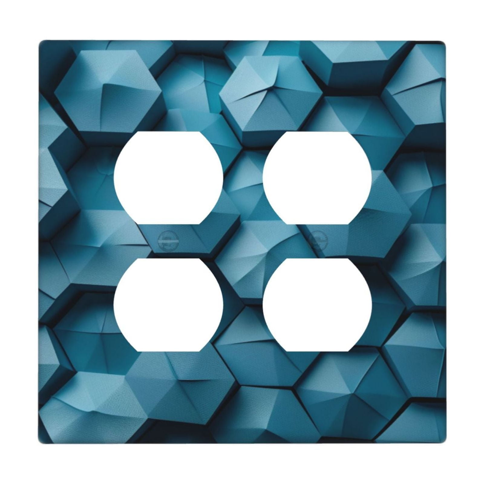 Blue 3D Hive Light Switch Cover Decorative Switch Plates and Outlet ...