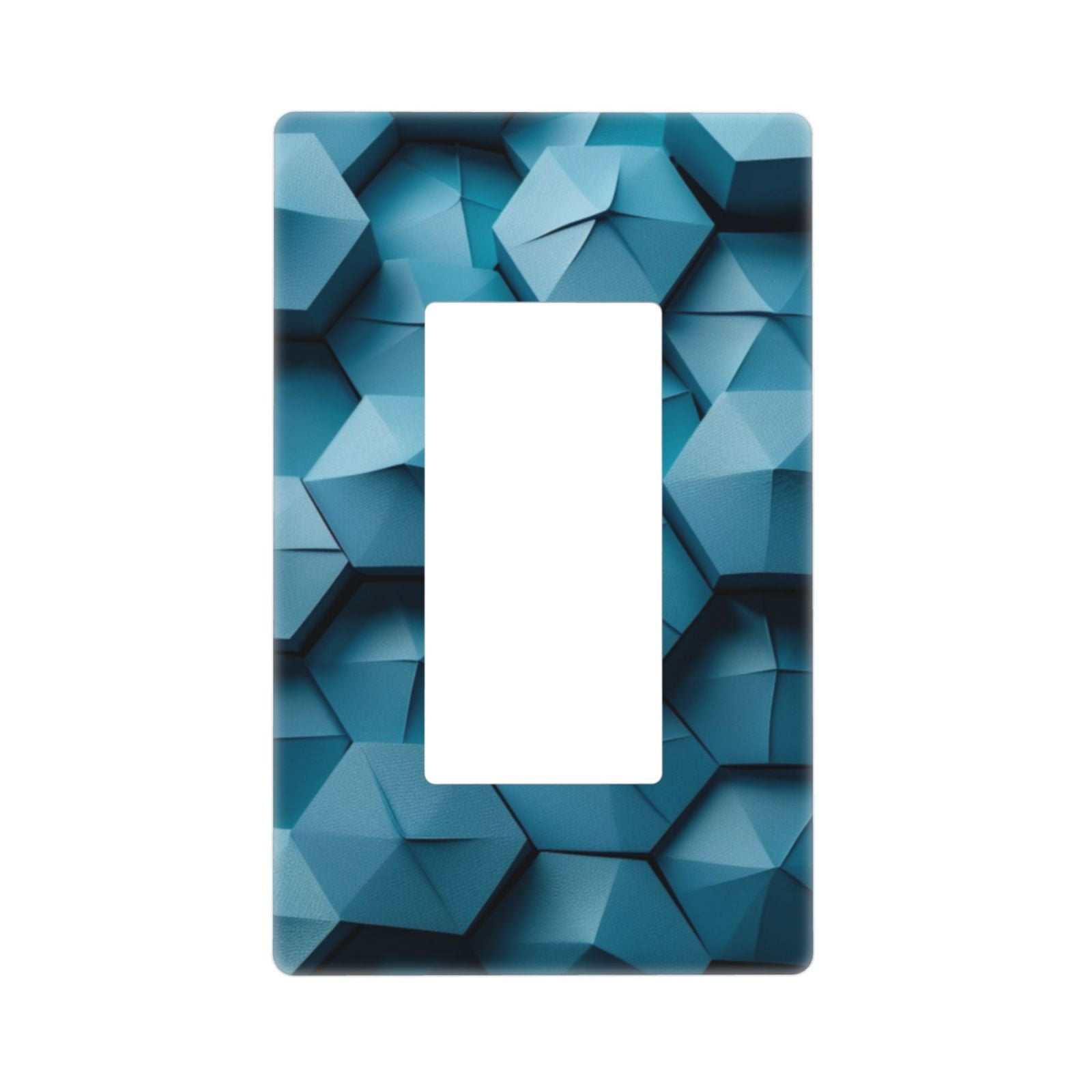 Blue 3D Hive Light Switch Cover Decorative Switch Plates and Outlet ...