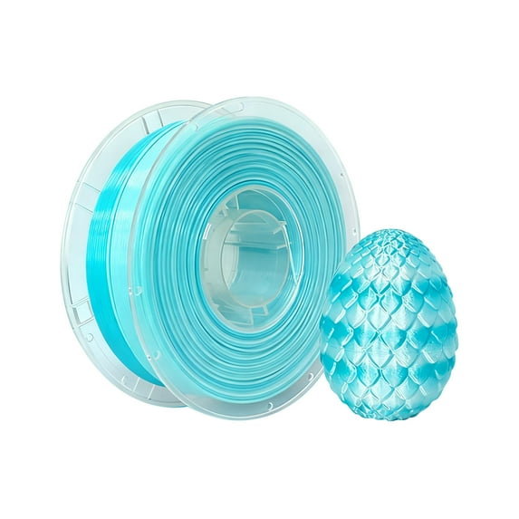 Blue 3D Printing Filament, Silk Pla Two-Color Gradient Blue White Silk ...