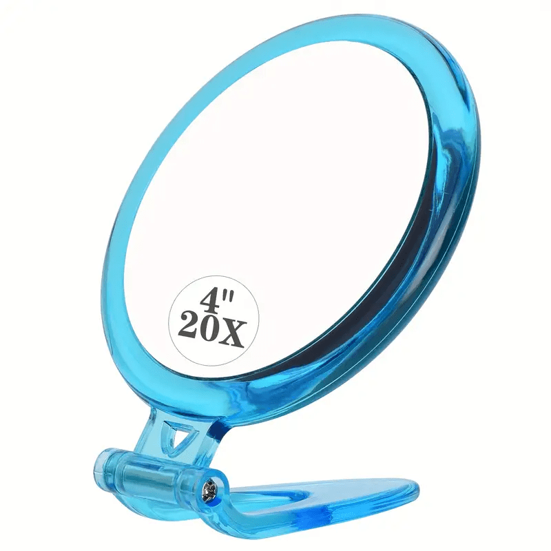 BBeauty Planet, 20X/1X Double Sided Folding Magnifying Mirror, 4" Blue ...