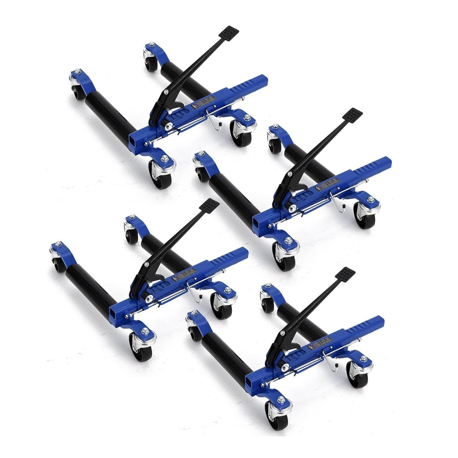Blue 4-Pack 1500LBS Mechanical Wheel Moving Car Dollies - Walmart.com