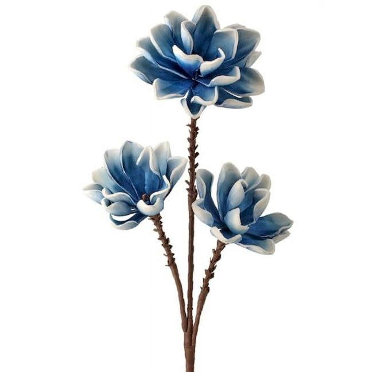 Blue, White Echeveria Succulent Spray Faux Plants & Trees - Walmart.com
