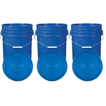 Small Bucket with Lid Steel Drum Sleek Mini Plant - Walmart.com