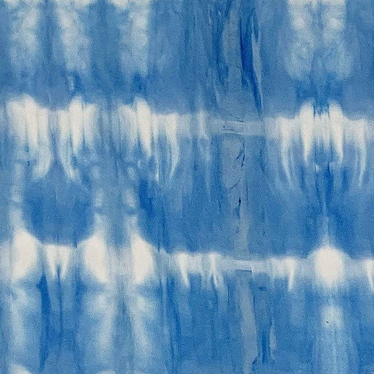 Blue 59" Wide Printed DTY Double-Sided Brushed Fabric by The Yard – 160 ...