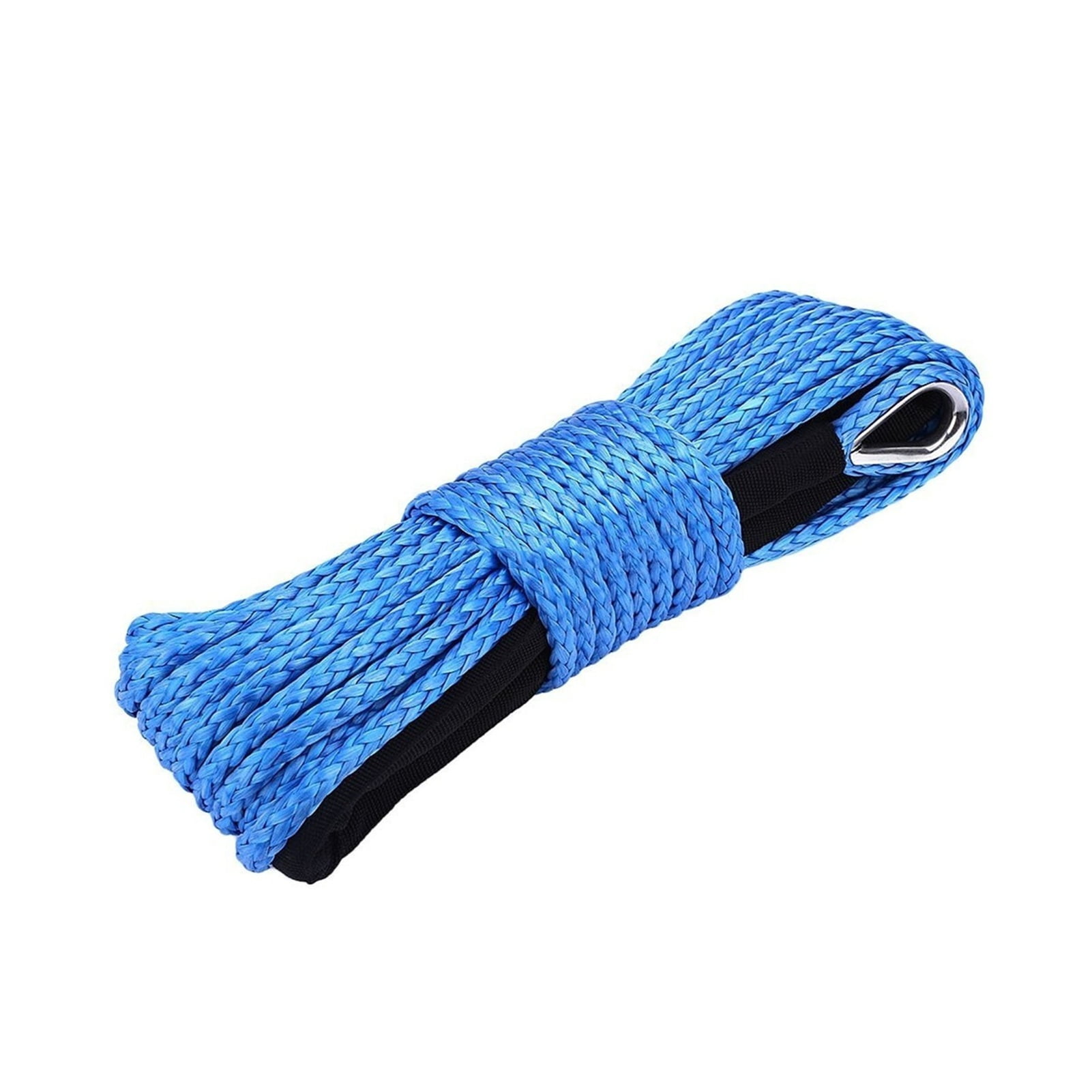 Blue 5mm*15m Synthetic Winch Rope,ATV Winch Line ,4X4 Off-road ...