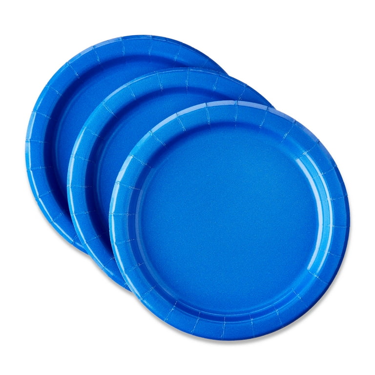 Blue Paper Plates