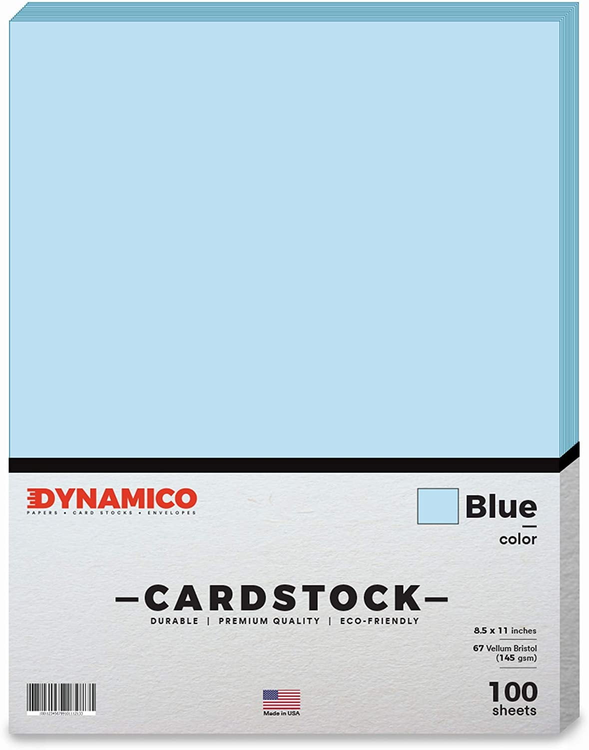 Blue 8.5 x 11" Pastel Color Cardstock Paper - for Cards and Stationery ...