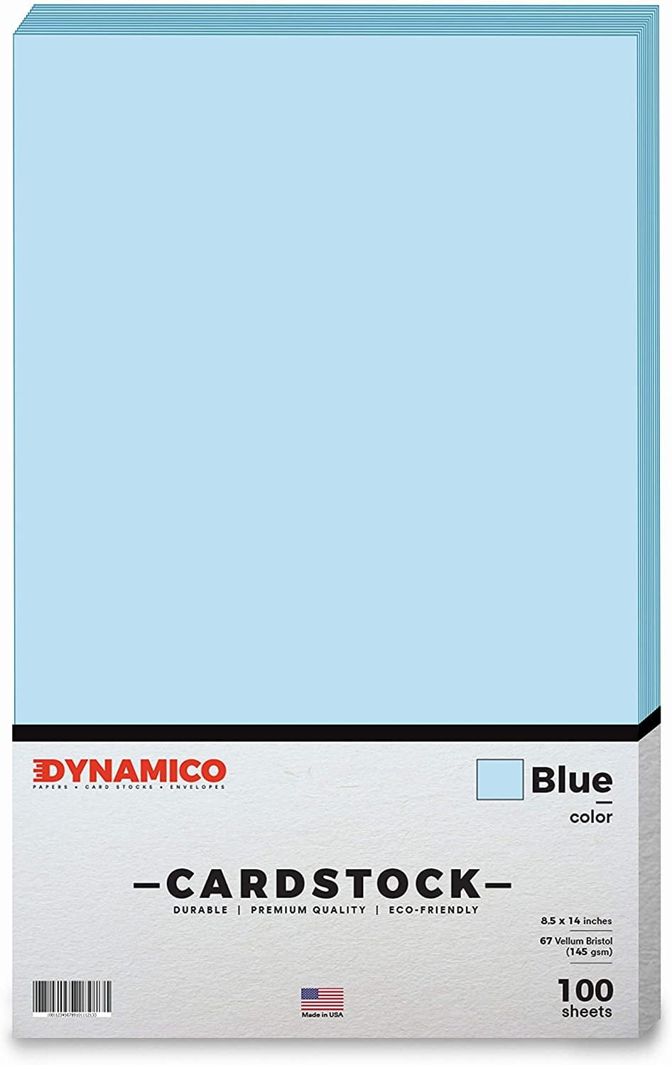 Blue 8.5 x 14" Pastel Color Cardstock Paper - for Cards and Stationery ...