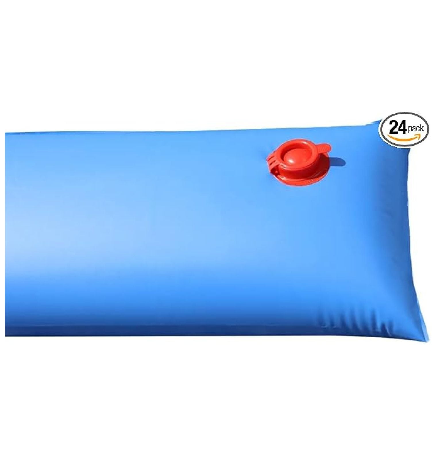 Blue 8 ft Long Single Chamber Water Bags | 24 Pack | 18-Gauge Heavy ...