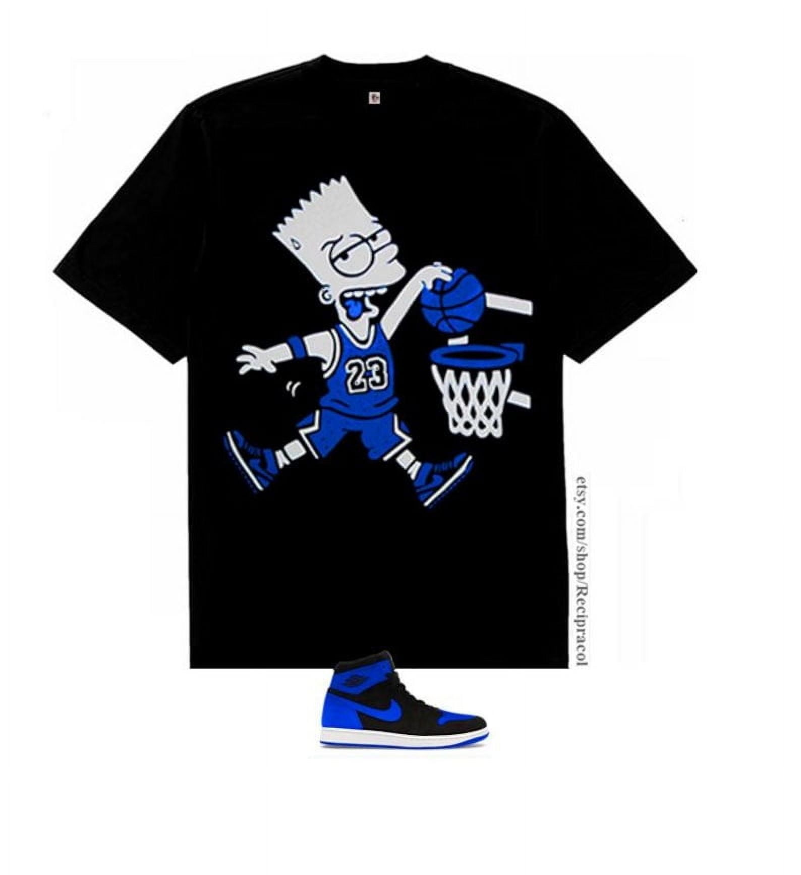Blue 85 Dunk shirt for jordan 1 retro royal reimagined outfit - Walmart.com