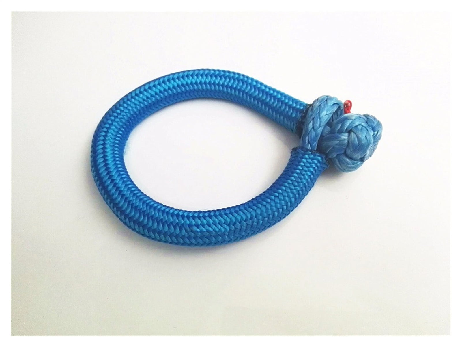 Blue 8mm*80mm Soft Shackles With Sleeve,ATV Winch Shackle,Rope Shackle ...