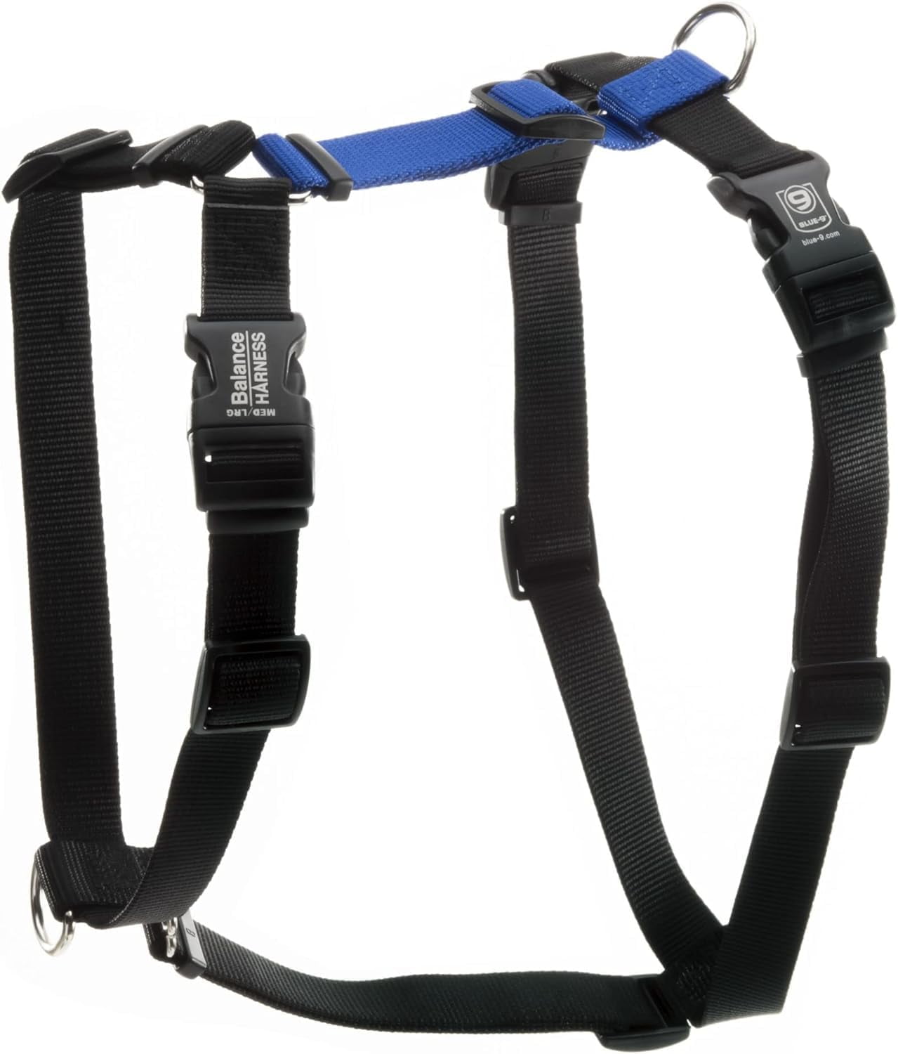 Blue-9 Buckle-Neck Balance Harness, MMF7 Fully Customizable Fit No-Pull ...