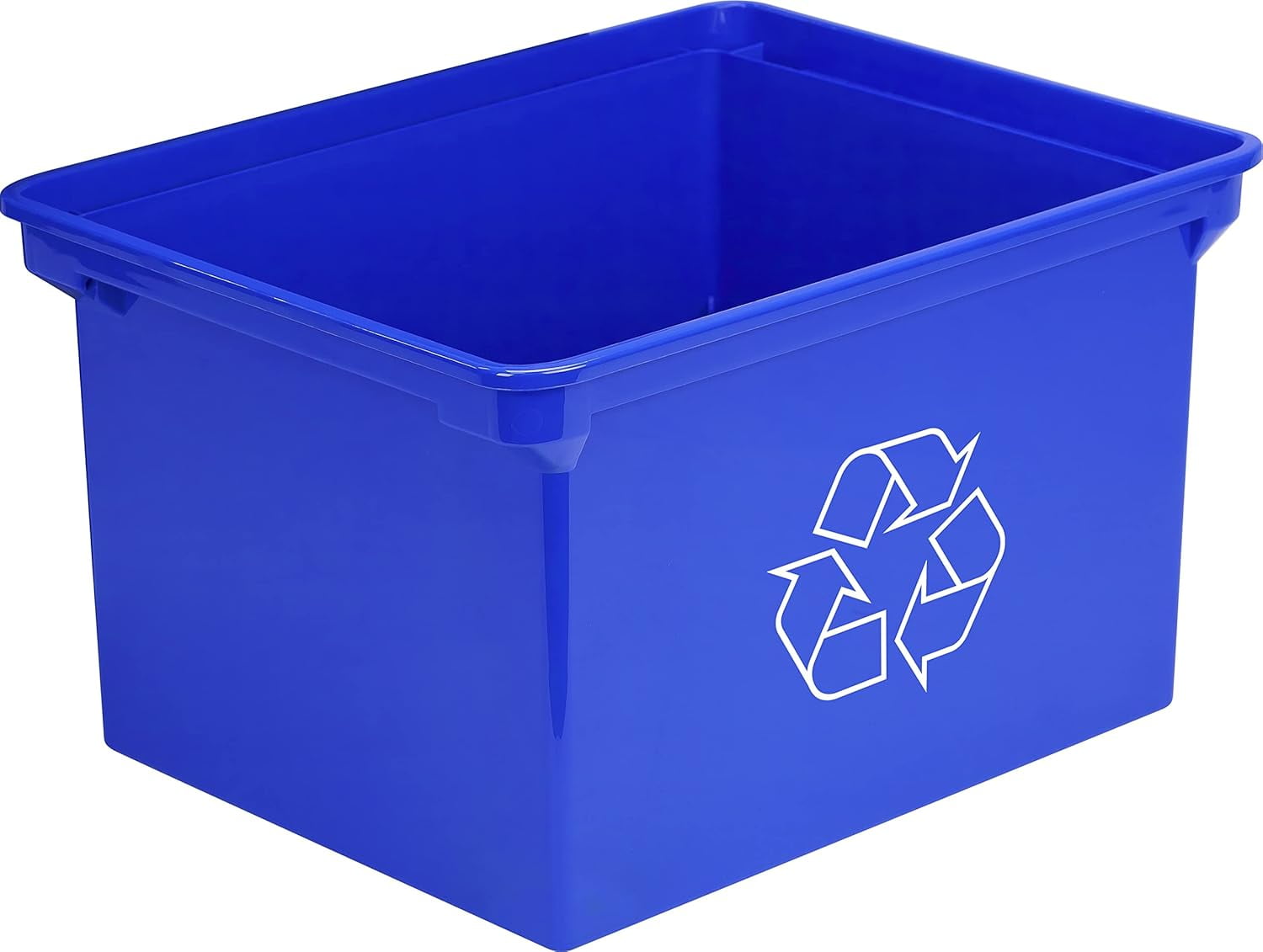 Blue 9 Gallon Recycle Bin, 1 Count (61549A01C) - Walmart.com