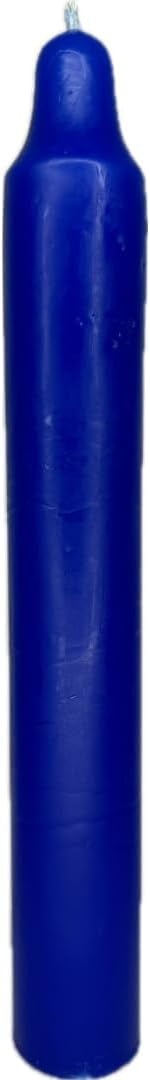 Blue 9"" Jumbo Candle -(1pc) -Vela Azul Jumbo -Esoteric,Spiritual,New ...