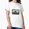 Blue A Side Tape Cassette Analog Audio Music Recording T-Shirt ...
