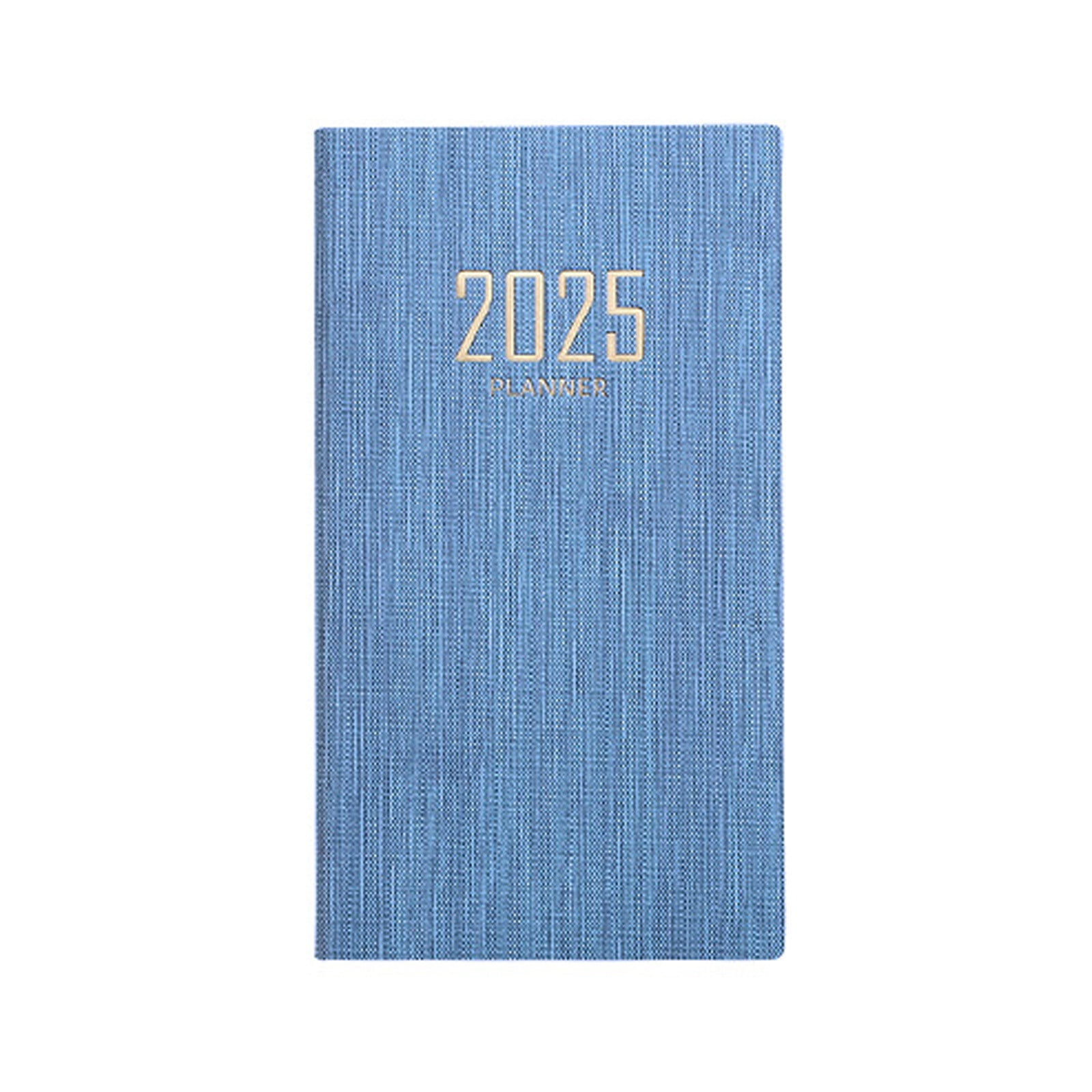 Blue A6 Daily Planner Notebook 2025 Weekly Monthly Schedule Organizer Travel Journal Mini Diary ...