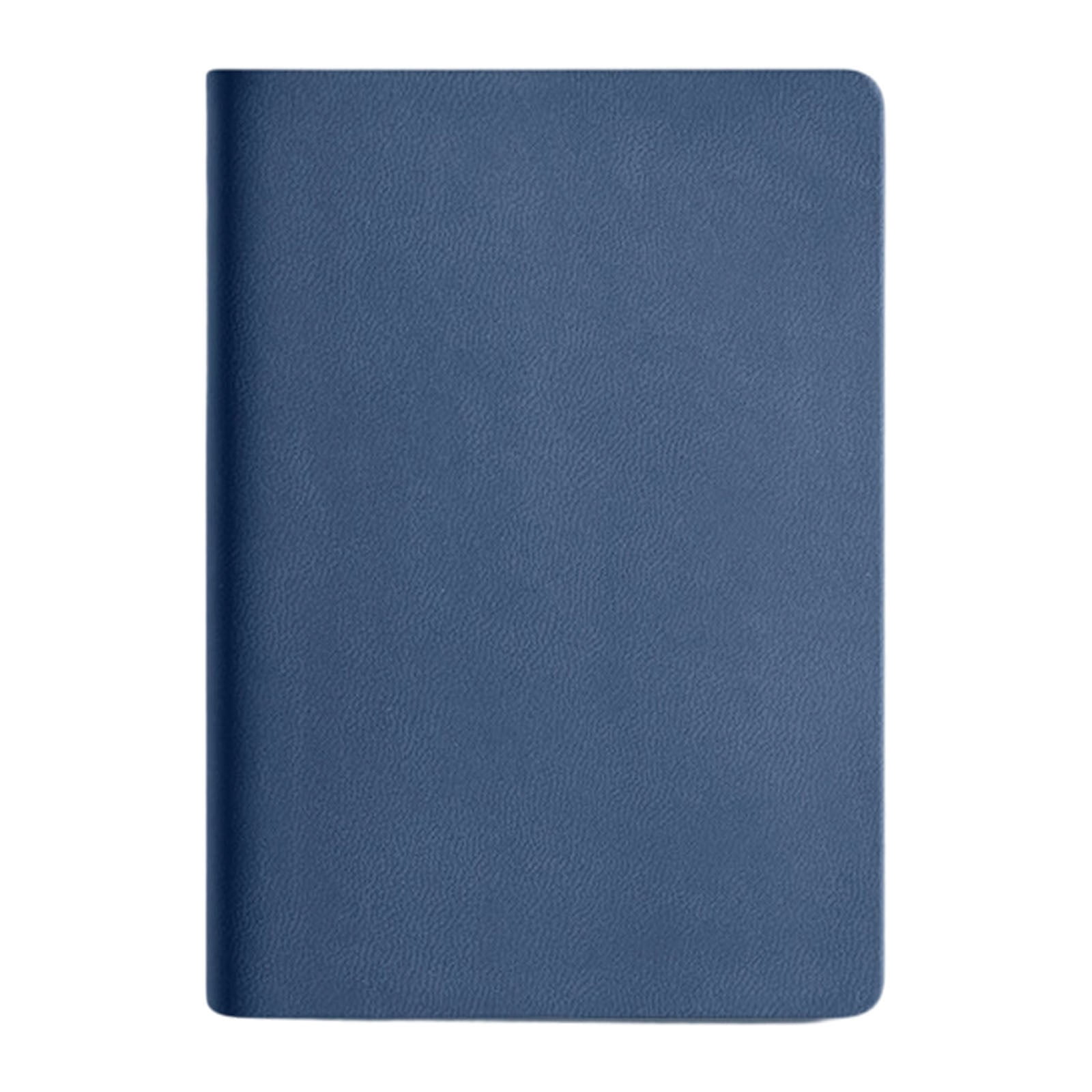 Blue A7 Pocket Notebook - Thick Paper Softcover Sewed Journal, Smooth ...