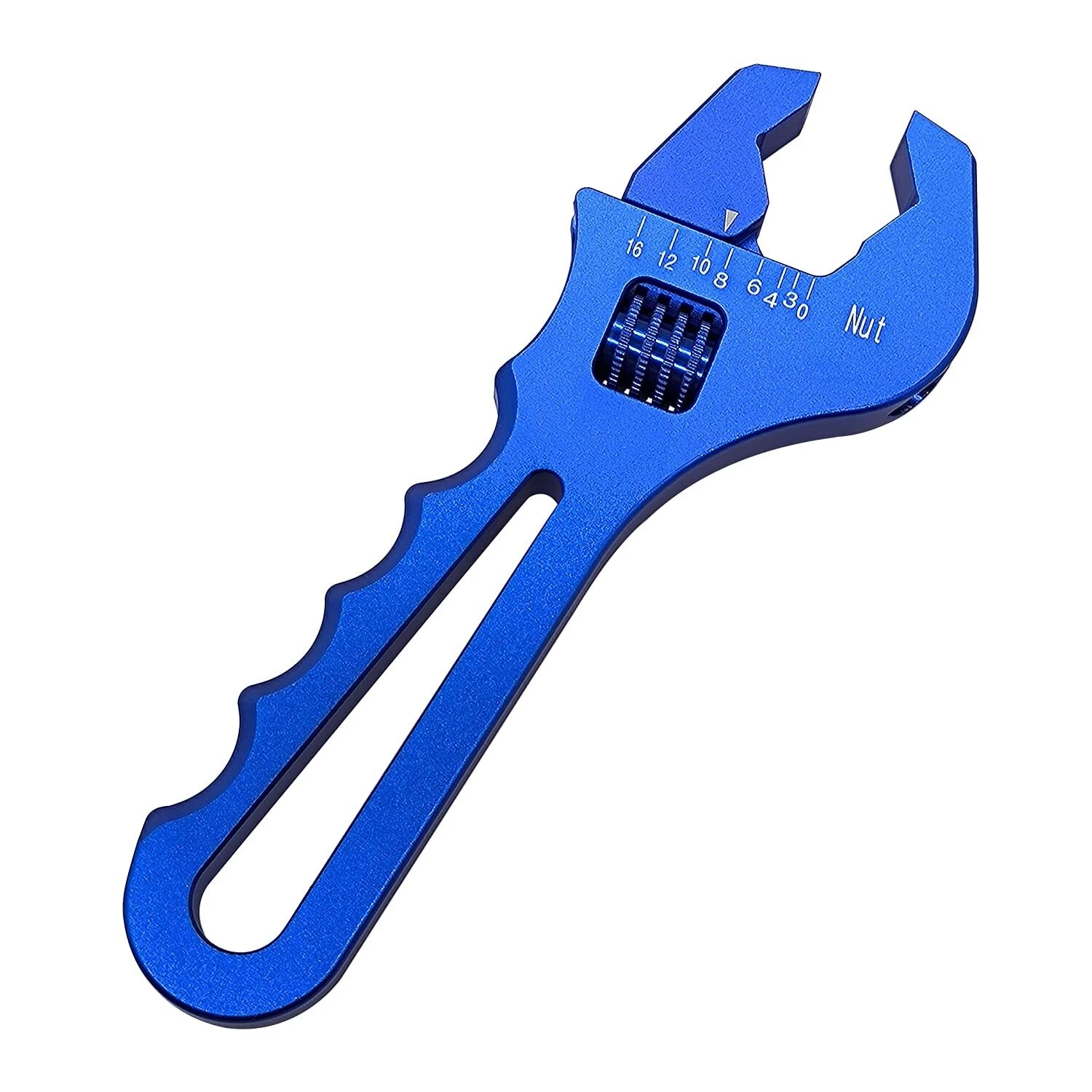 Blue AN Adjustable Fitting Wrench Lightweight Spanner for 3AN-16AN Hose ...