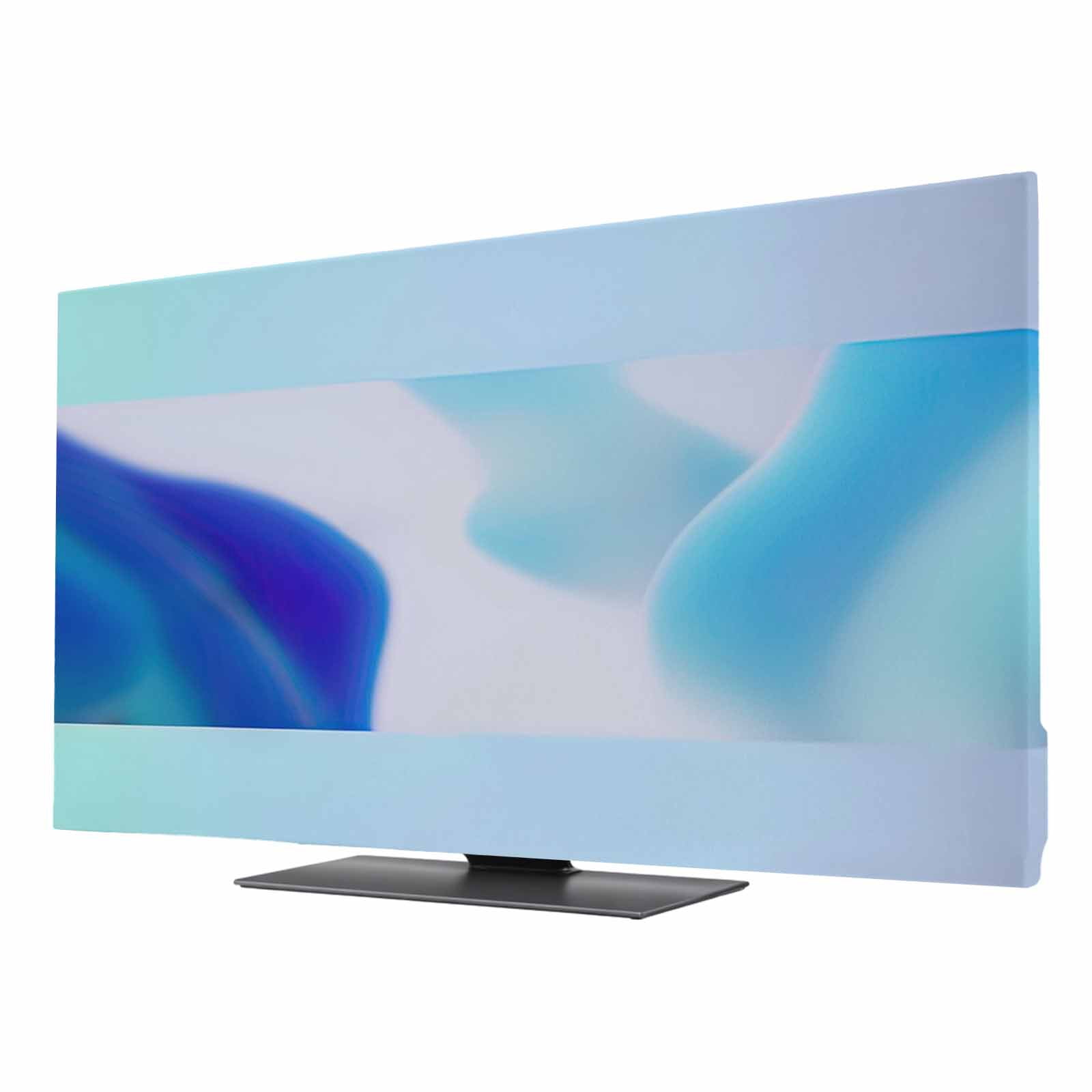 Blue Abstrac TV Dust Cover 50 Inch, Computer Monitor Cover Dustproof ...