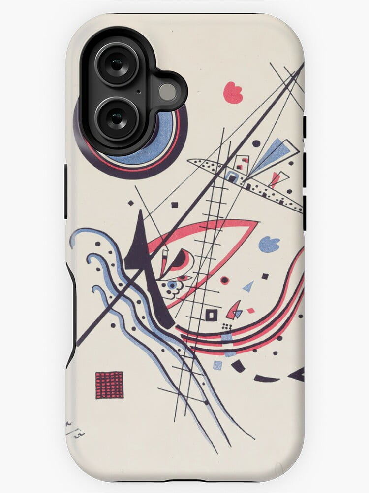 Blue Abstract Expressionist Modern Art iPhone Case 17 16 15 14 13 12 11 Pro Max - Walmart.com