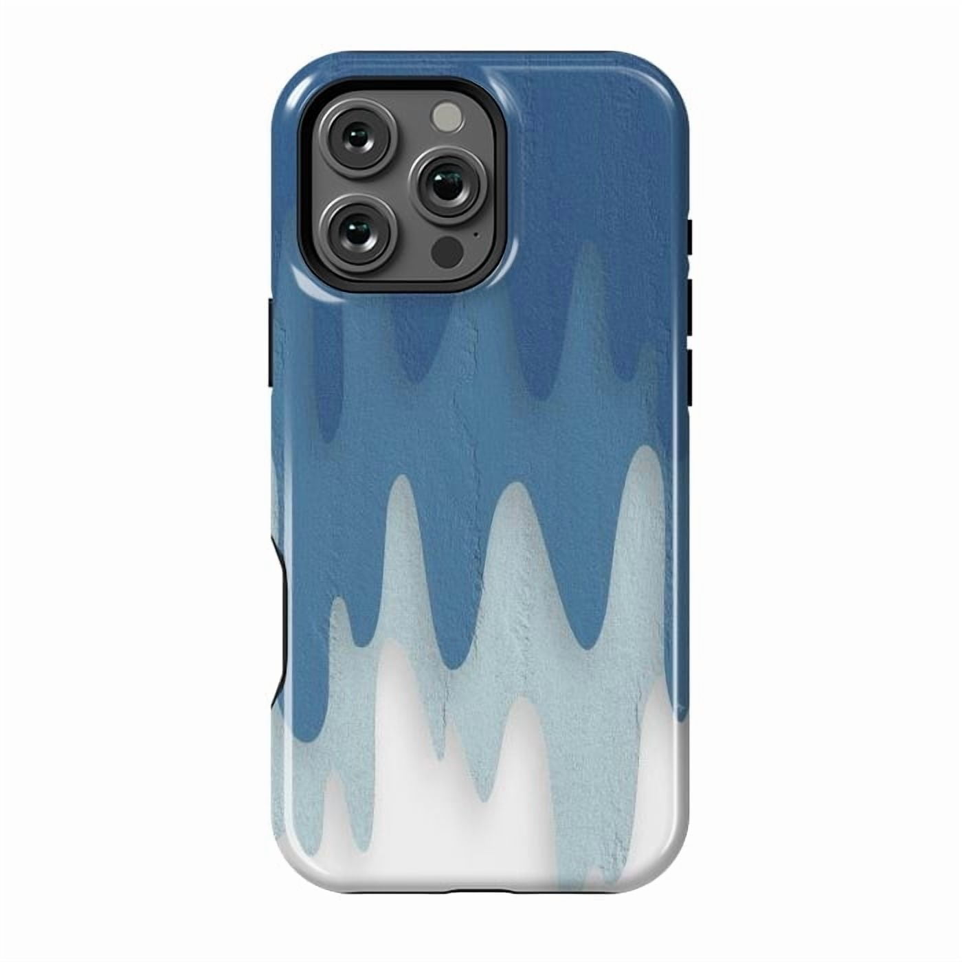 Blue Abstract Water Liquid Texture iPhone Case 17 16 15 14 13 12 11 Pro ...