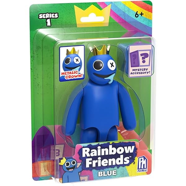 Blue Action Figure (5" Tall Posable Figure, Series 1) - Walmart.com