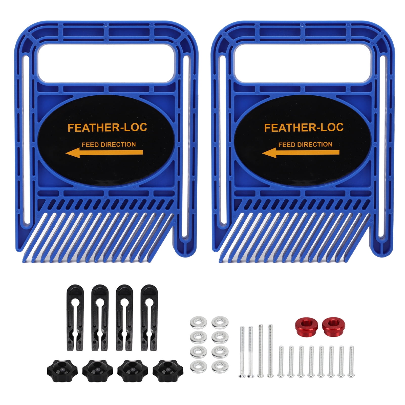 Blue Adjustable Extended Featherboard Set for Table Saw Router Tables ...