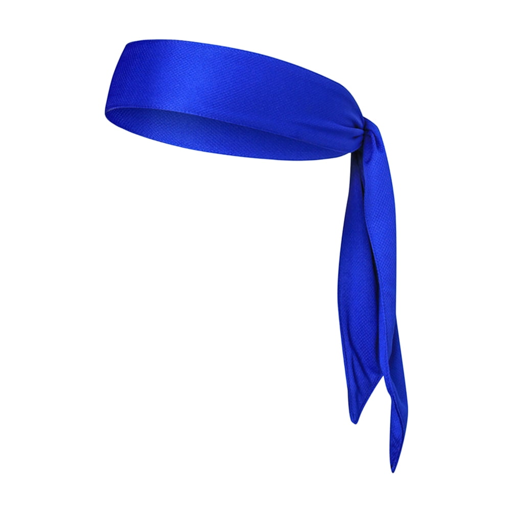Blue Adjustable Polyester Headband for Sports Perfect for Men and Women ...
