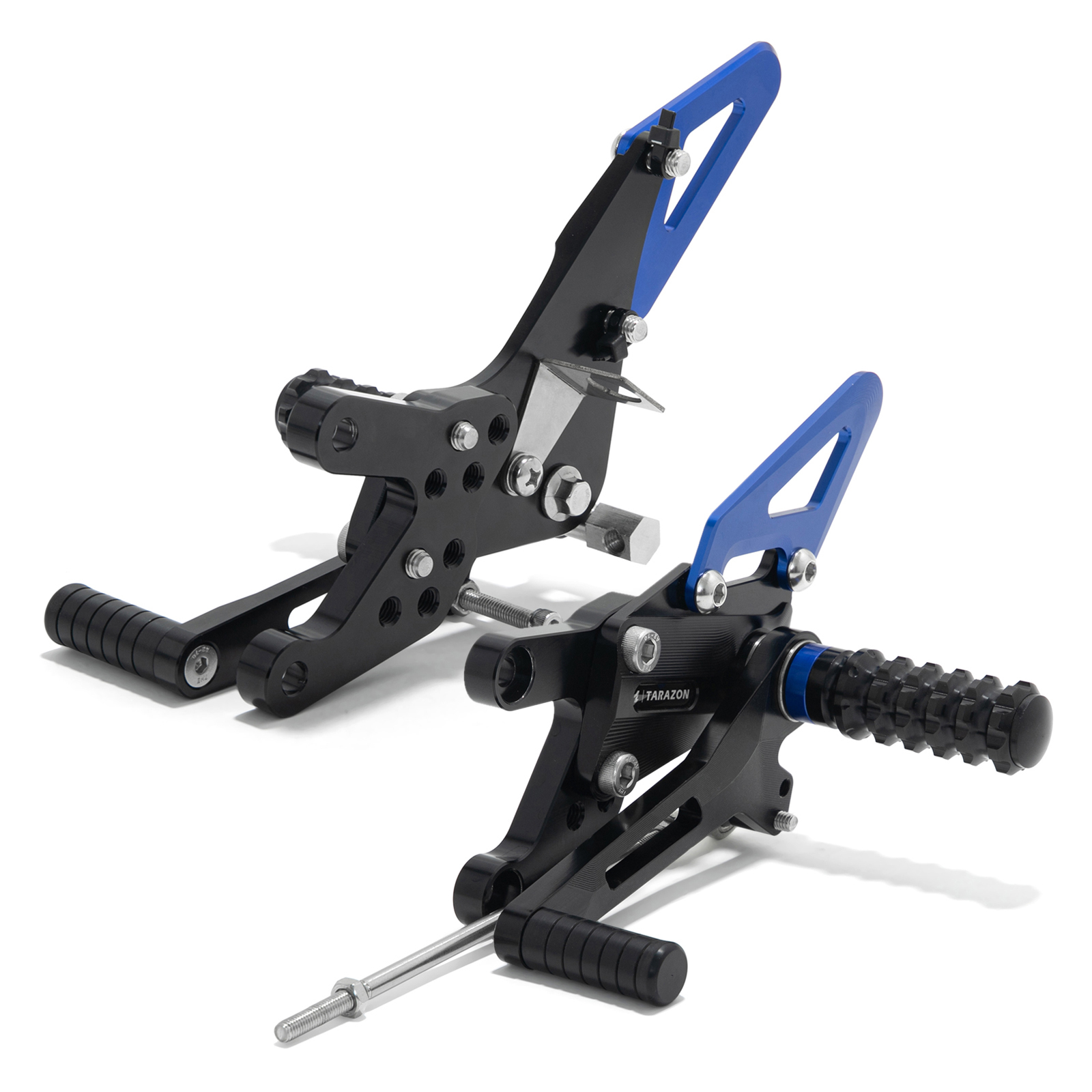 Blue Adjustable Rearsets Footpegs for Yamaha YZF R3 YZF-R3 2015-2023 ...