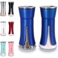 Blue Adjustable Salt and Pepper Shakers - Kitchen, Restaurant & Camping ...