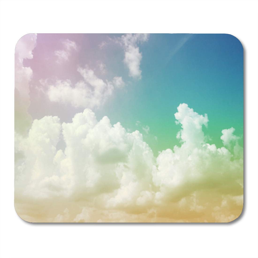 Blue Air Colorful Cloud and Sky Abstract Pink Atmosphere Mousepad Mouse ...