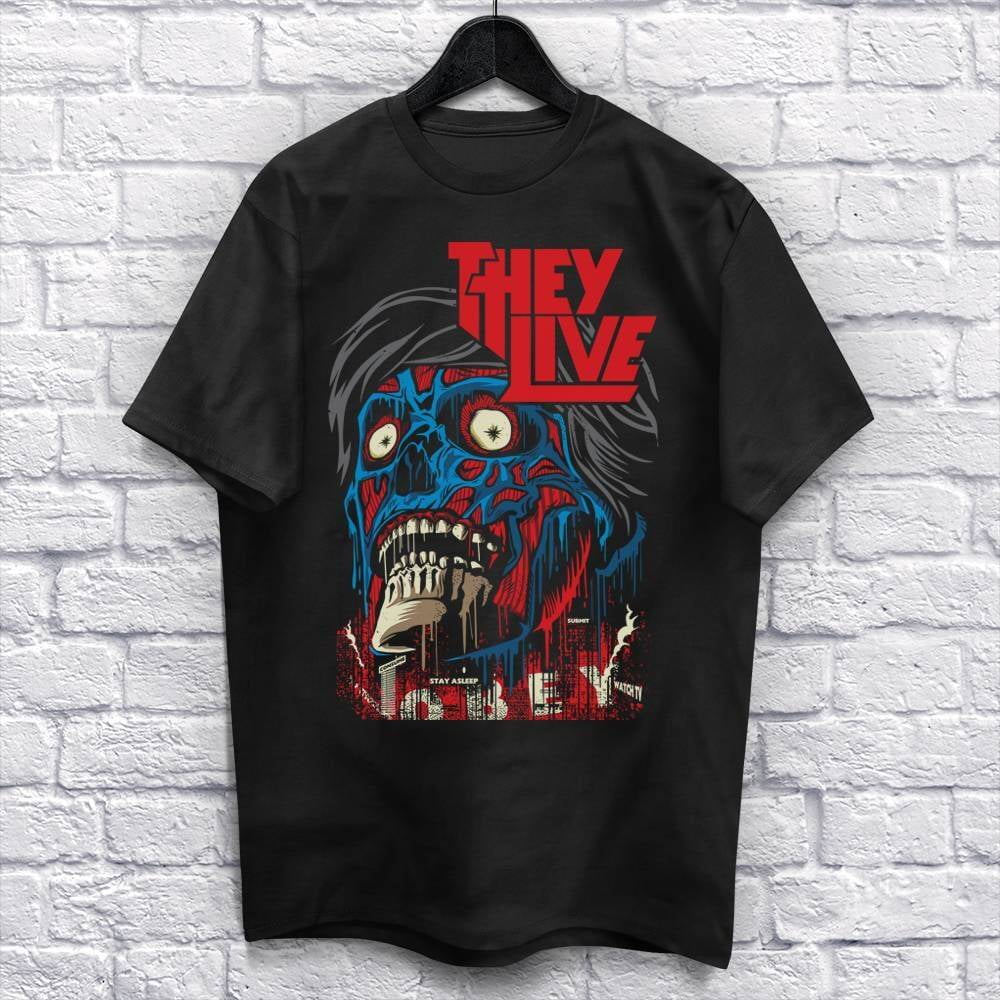 Blue Alien T-Shirt Unisex (For Men and Women) Horror Movie Shirt Heavy ...