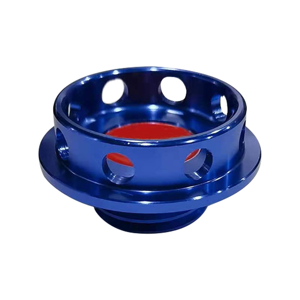 Blue-Aluminum Fuel Filter Cap for Most Toyota Cars, Precious Oil Cap ...