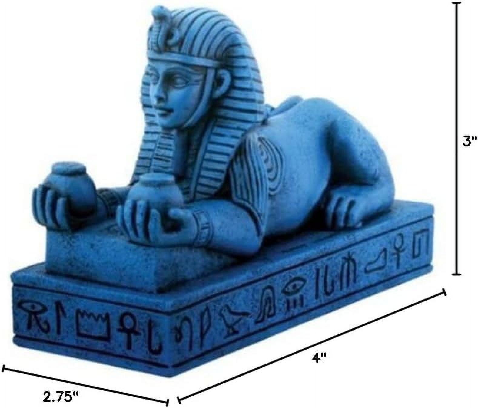 Blue Amenhotep III Sphinx Egyptian Figure Collectible - Walmart.com