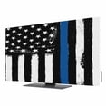 Blue American Flag Elastic Indoor TV Cover 40" Dust Protector, Stretch ...