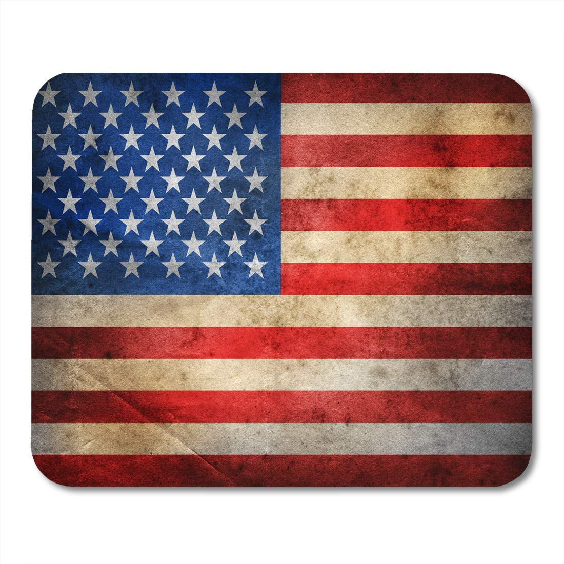 Blue American USA Flag Red America United Vintage Americana Rustic ...