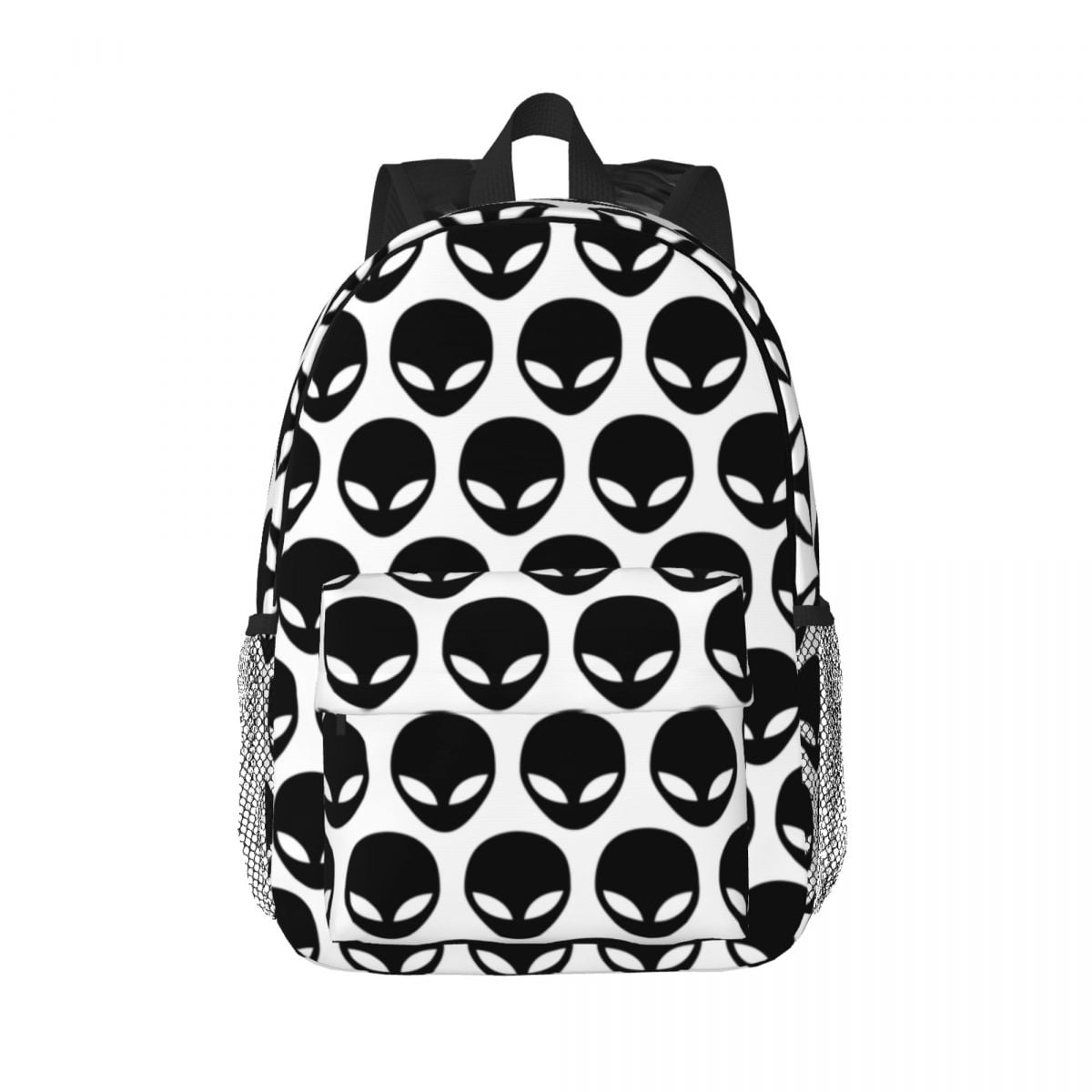 Blue And Black Sci Fi Alien Pattern Backpack for Men Women College ...