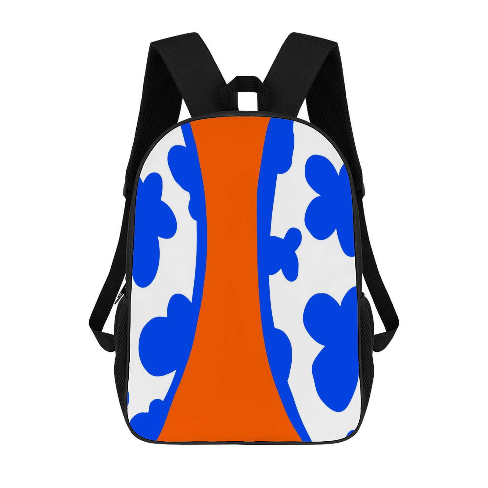 Blue And Orange Large Capacity Backpacks For Teenagers Travel Bags ...