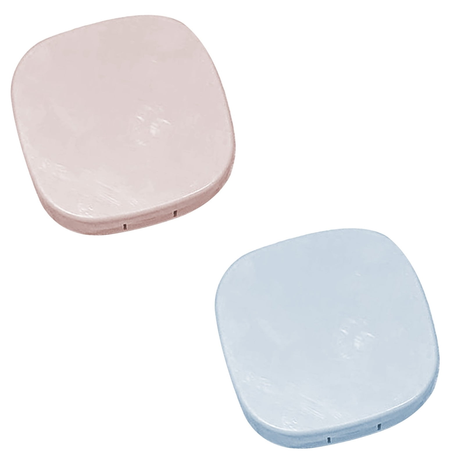 Blue And Pink Portable Contact Lens Case, All-In-One Storage For Lenses ...