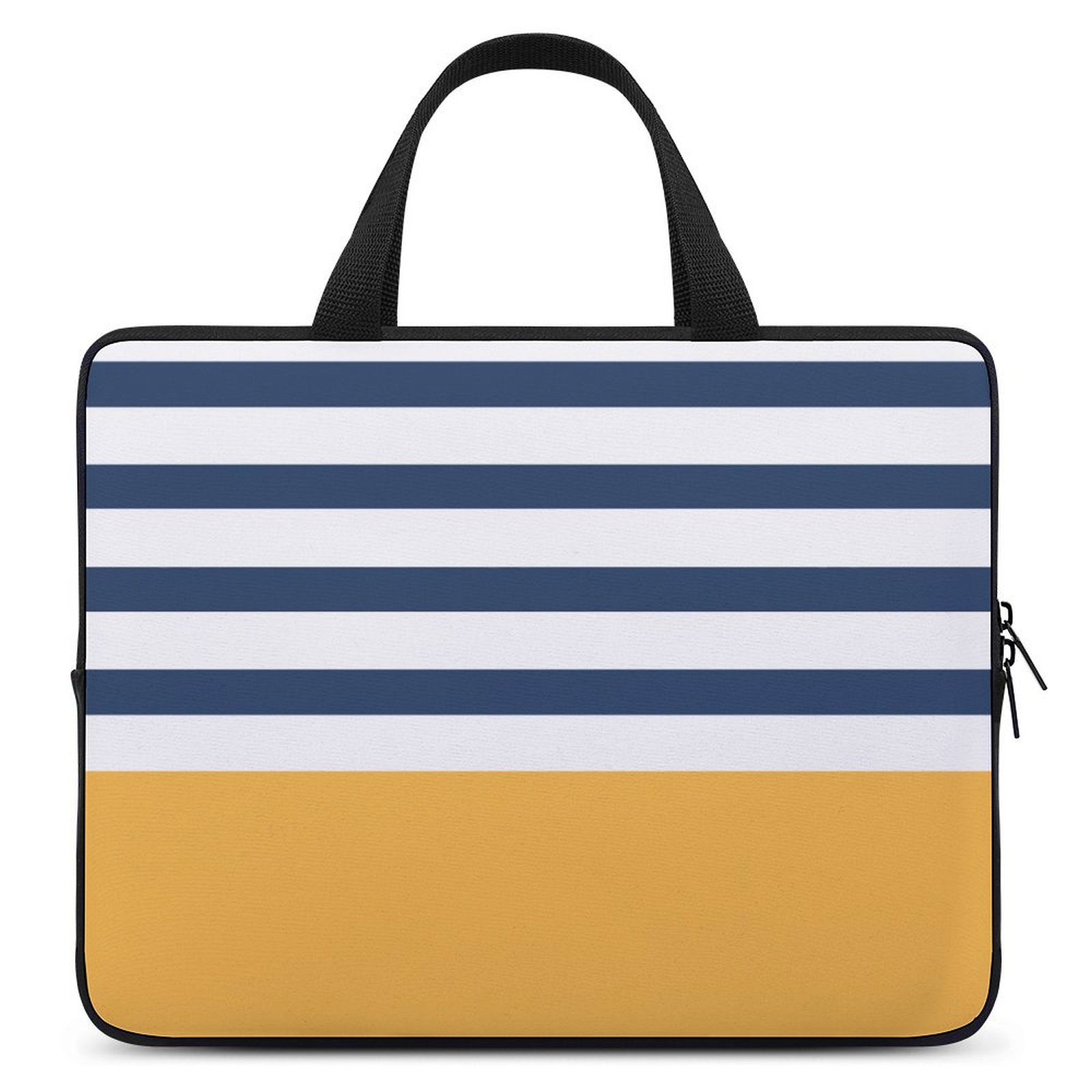 Blue And White Stripes with Yellow Laptop Bag Women Man 10 12 13 15 17 ...