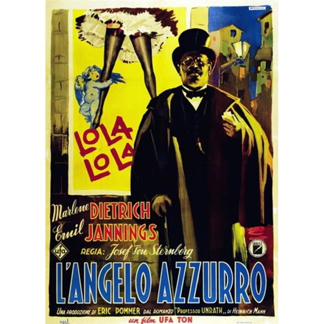 Blue Angel Movie Poster - 11 x 17 in. - Walmart.com