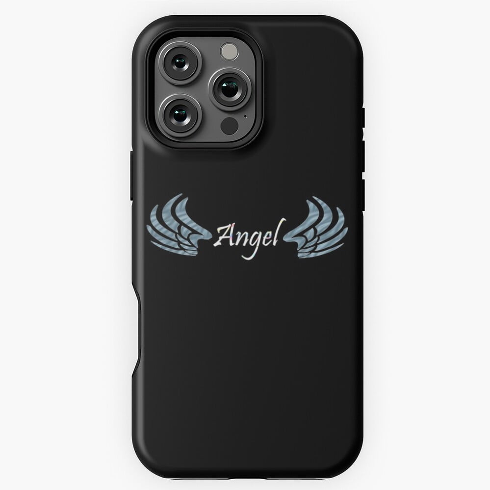 Blue Angel Wings Heavenly Aesthetic Phone Case for iPhone 16 15 14 13 ...