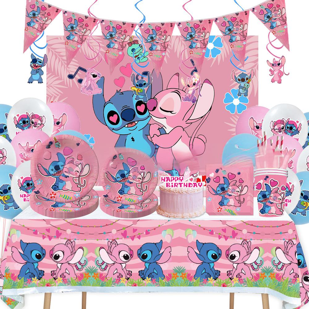 Blue Angel cartoon birthday party supplies, party decorations include ...