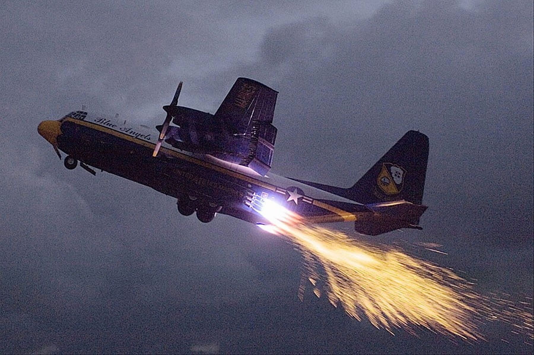 Blue Angels C-130 Fat Albert Jet-Assisted Takeoff - 24x36 Inch ...