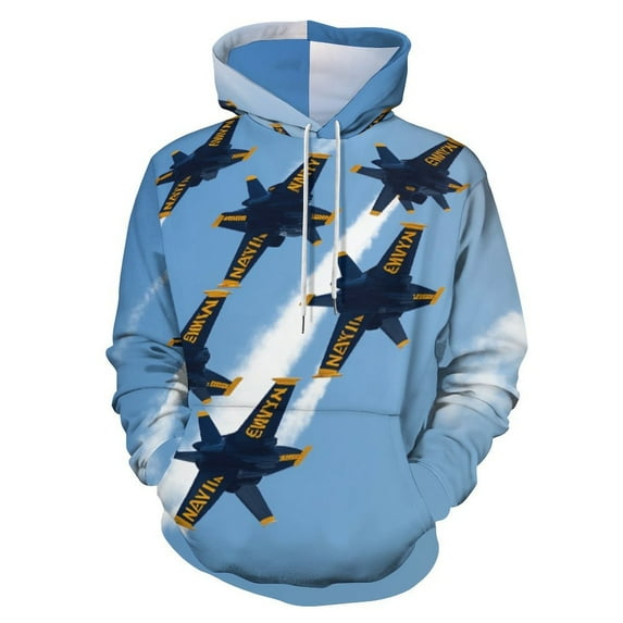 Blue Angels Flight Men's Women Vintage 3D Hooded Sweatshirt - All ...